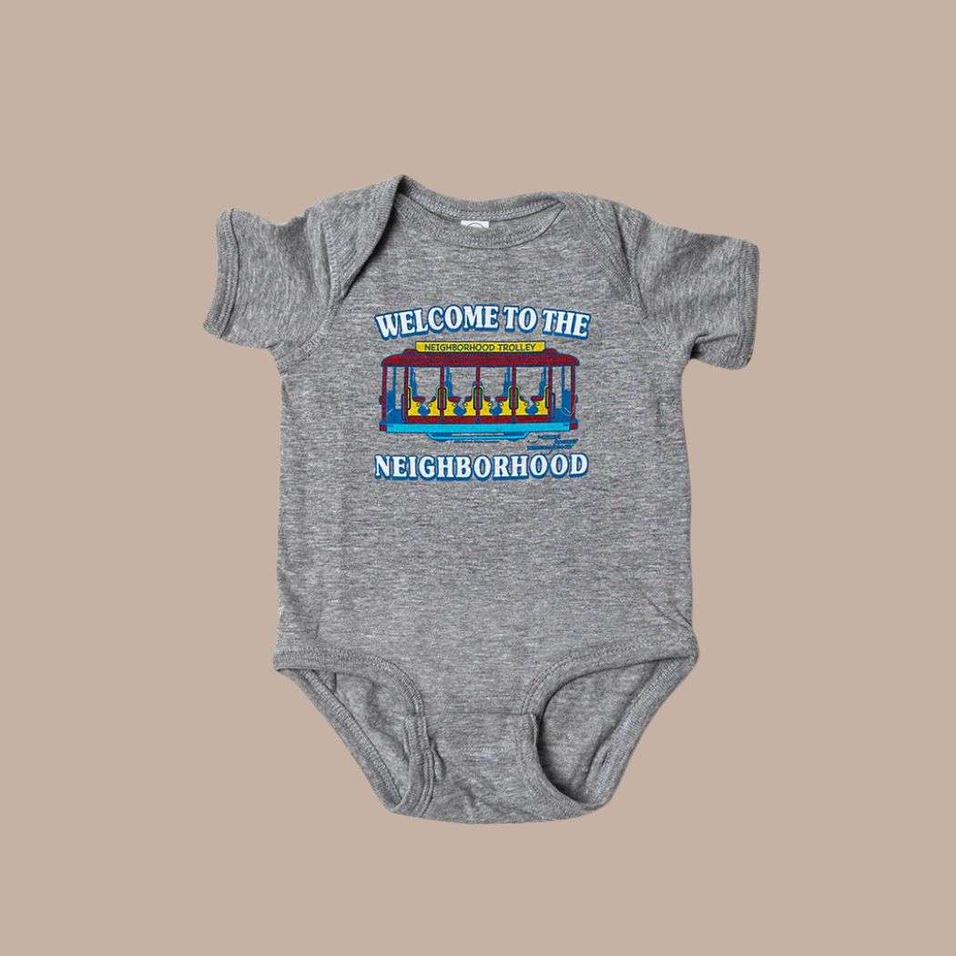 "Welcome to the neighborhood" Mister Rogers Baby Onesie – KINSHIP GIFT